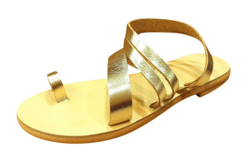 Leukothea - Greek Lace-up Thong Handmade Leather Sandals – Greek ...