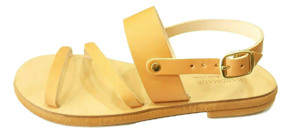 Crete - Ancient Greek Slingback Sandals, Handmade Genuine Leather ...