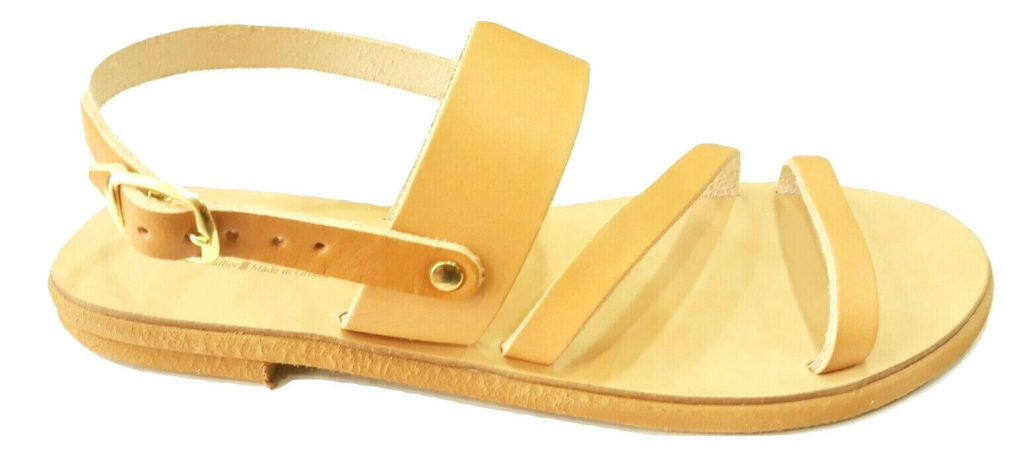 Crete - Ancient Greek Slingback Sandals, Handmade Genuine Leather ...