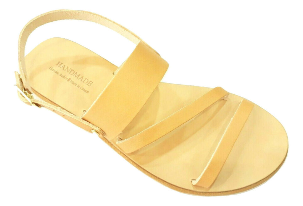 Crete - Ancient Greek Slingback Sandals, Handmade Genuine Leather ...