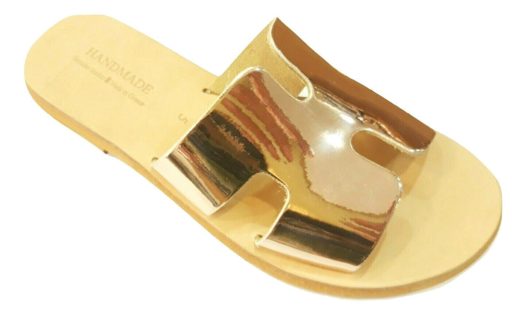 Horkos - Ancient Greek Style H Sandals, Women Slide Handmade – Greek ...